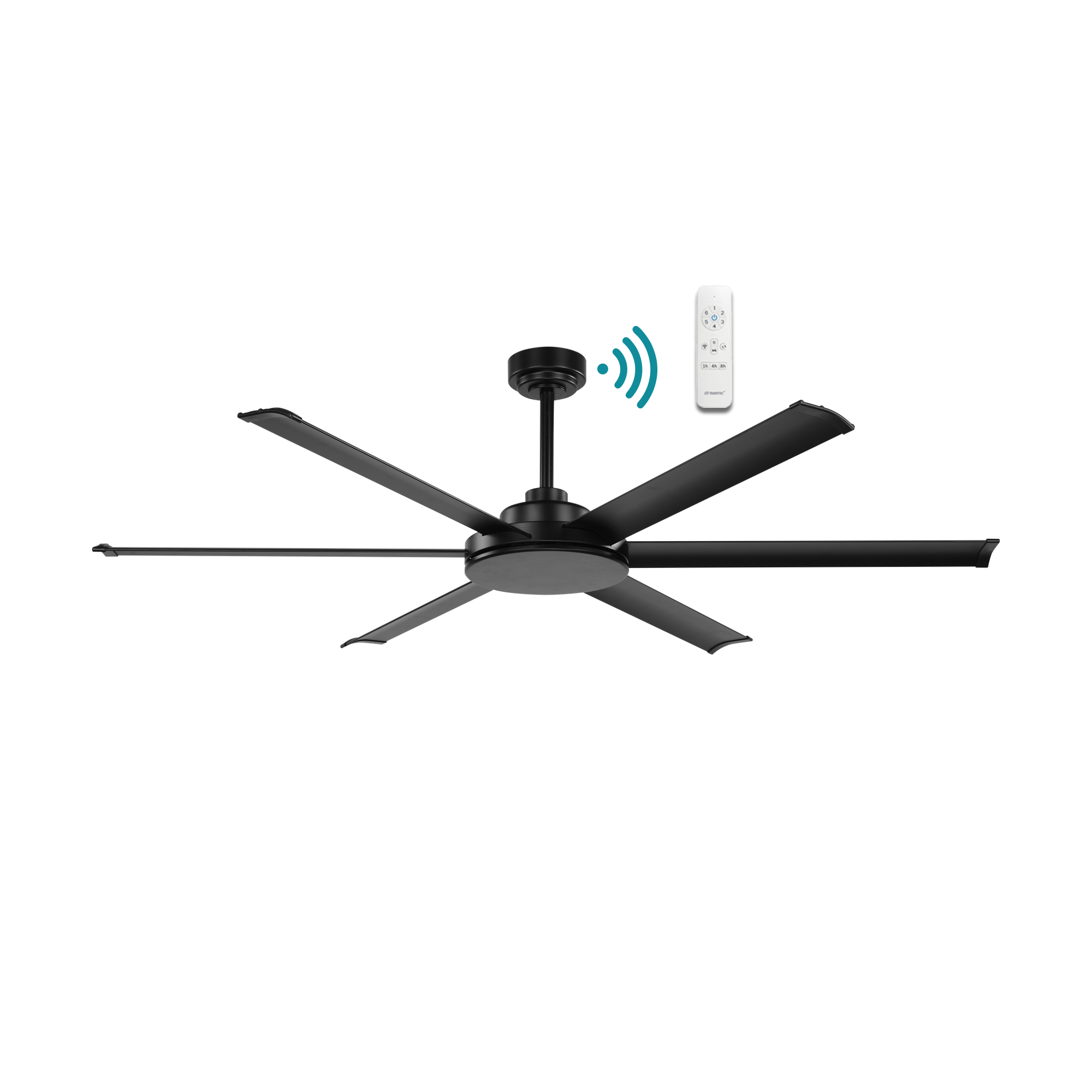 Albatross II DC 65″, 72″or 84″ Smart Ceiling Fan With WIFI Remote Cont ...