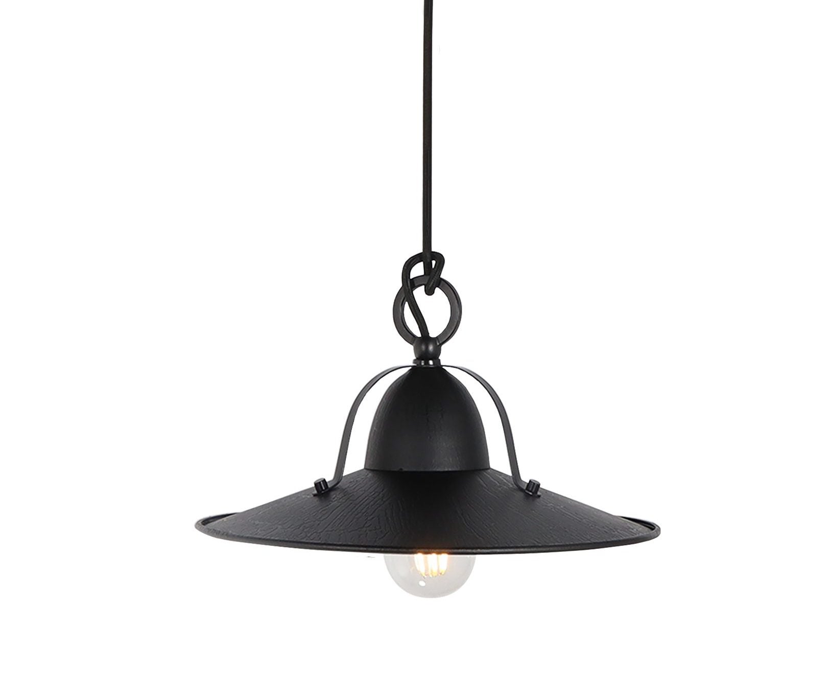 Benson Pendant in Deep Charred Finish – Lights and Fans Online