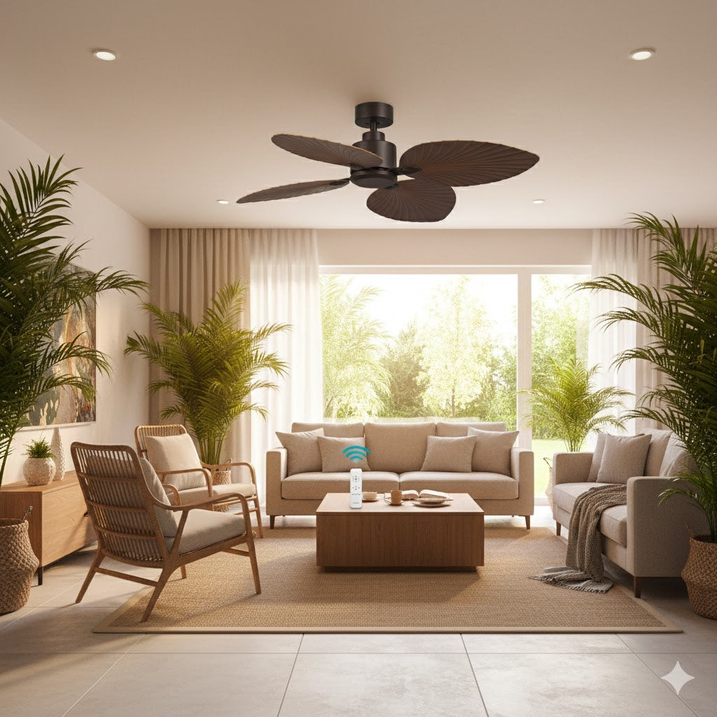 Kingston DC 50″ Smart Ceiling Fan With WiFi Remote Ceilling Fan ...