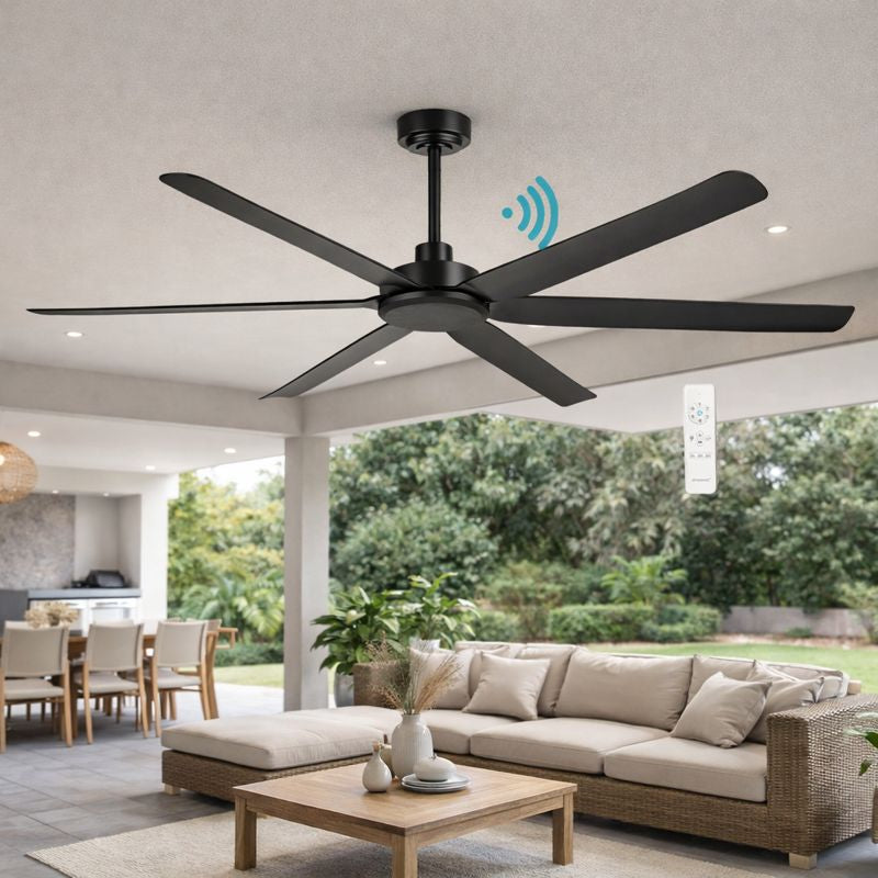 Osprey DC 70" (1830 mm) and 80''(2050mm) Large Smart Ceiling Fan With ...