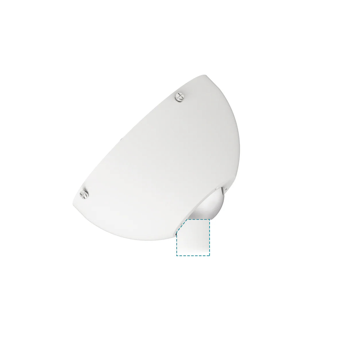 Raked or Sloped Ceiling Mount Bracket – 26mm Downrod Compatible ...